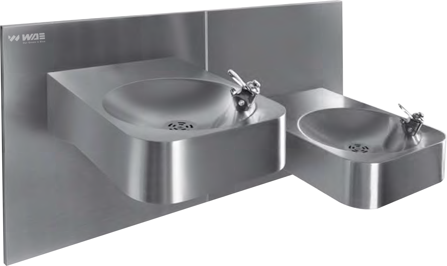 WAE DWF NT 02: Wall recessed drinking water fountain | Green Rating for ...