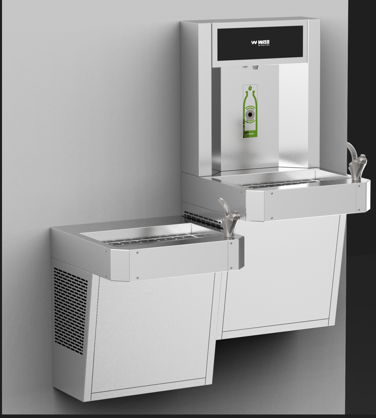 WAE Plus Ultra: Wall mount Vandal resistant water cooler | Green Rating ...
